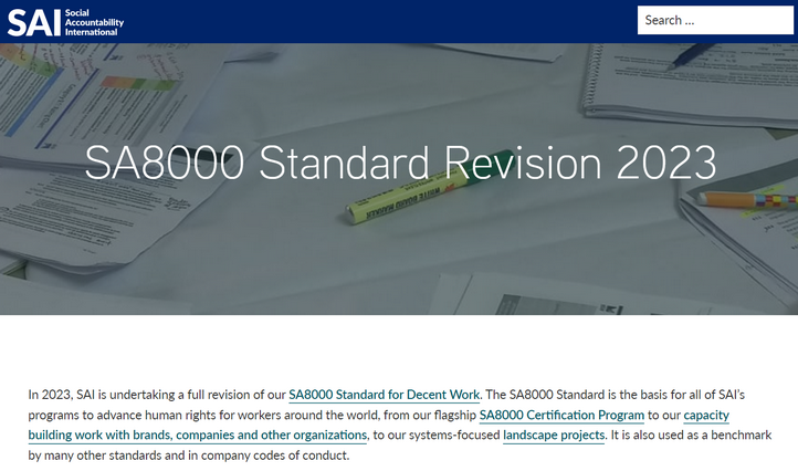 Leverage获SAAS更新版SA8000认可证书|公司动态|莱巍爵供应链官网